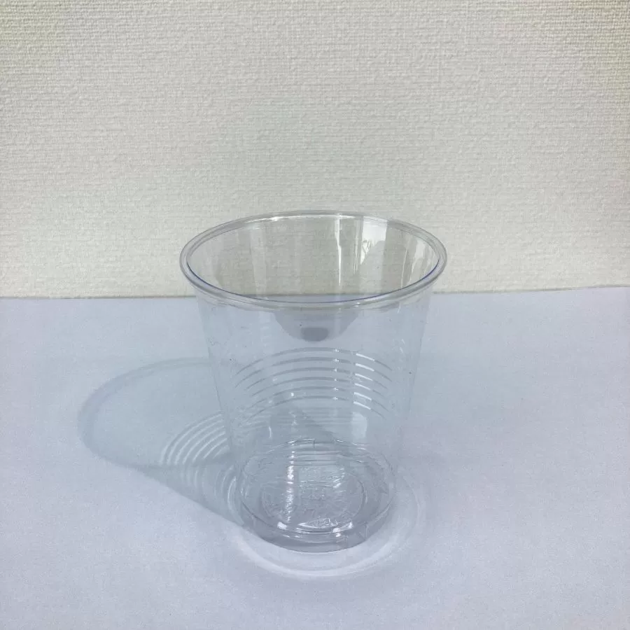 CP76-275Gムジ｜プラスチックカップ 274ml(9オンス) 76.8mm口径 2,500個 (PET製)CP76-275Gムジ｜飲食店用品・印刷通販のatta(アッタ)